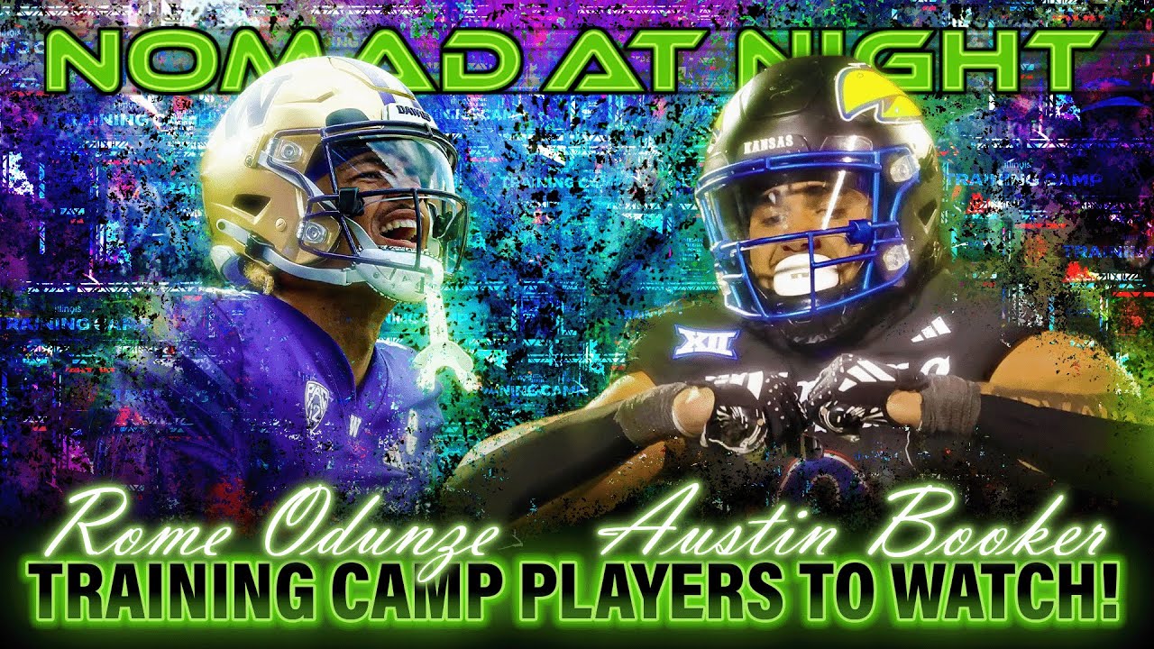 Nomad At Night! Rome Odunze & Austin Booker Lead the Hype for Training ...