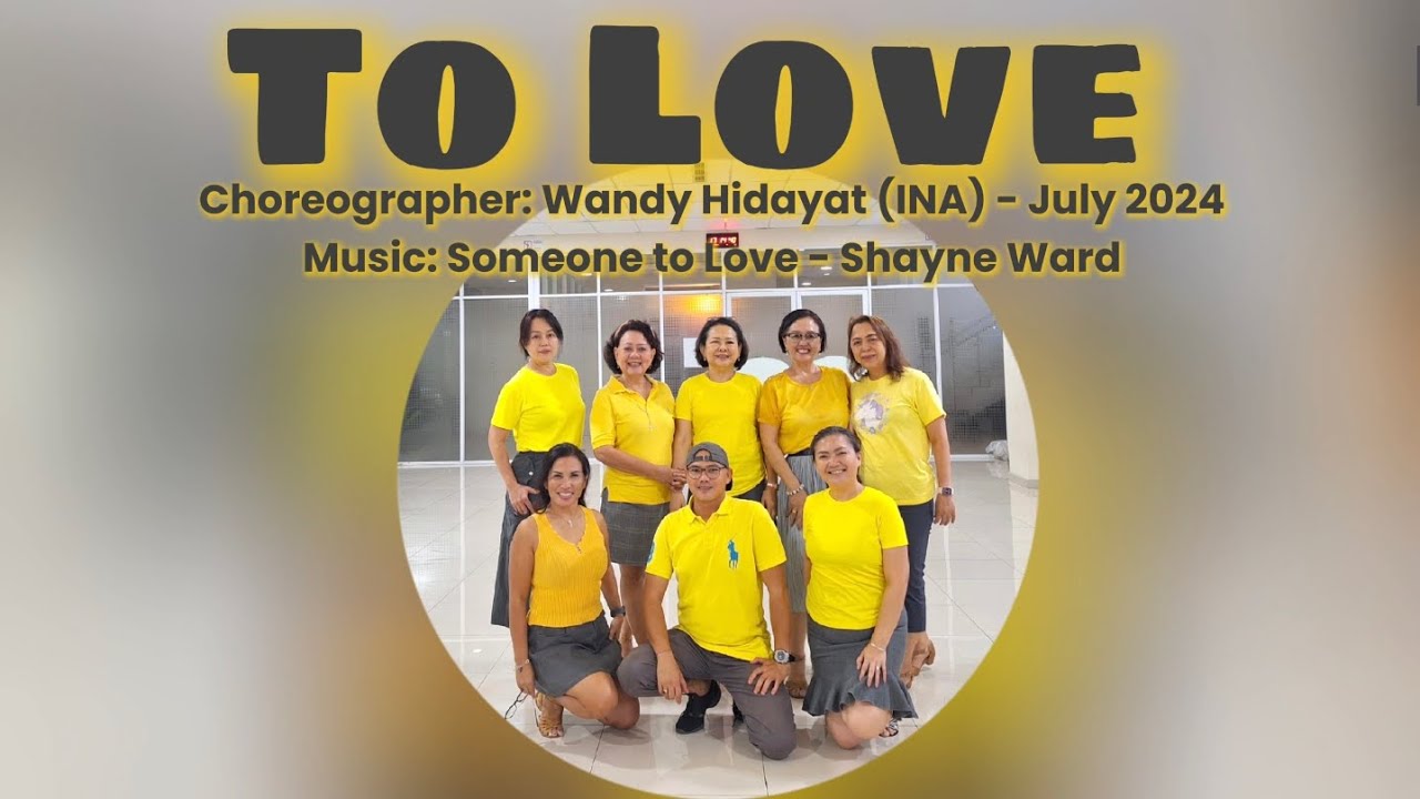 TO LOVE - Line Dance (Wandy Hidayat (INA)) - YouTube