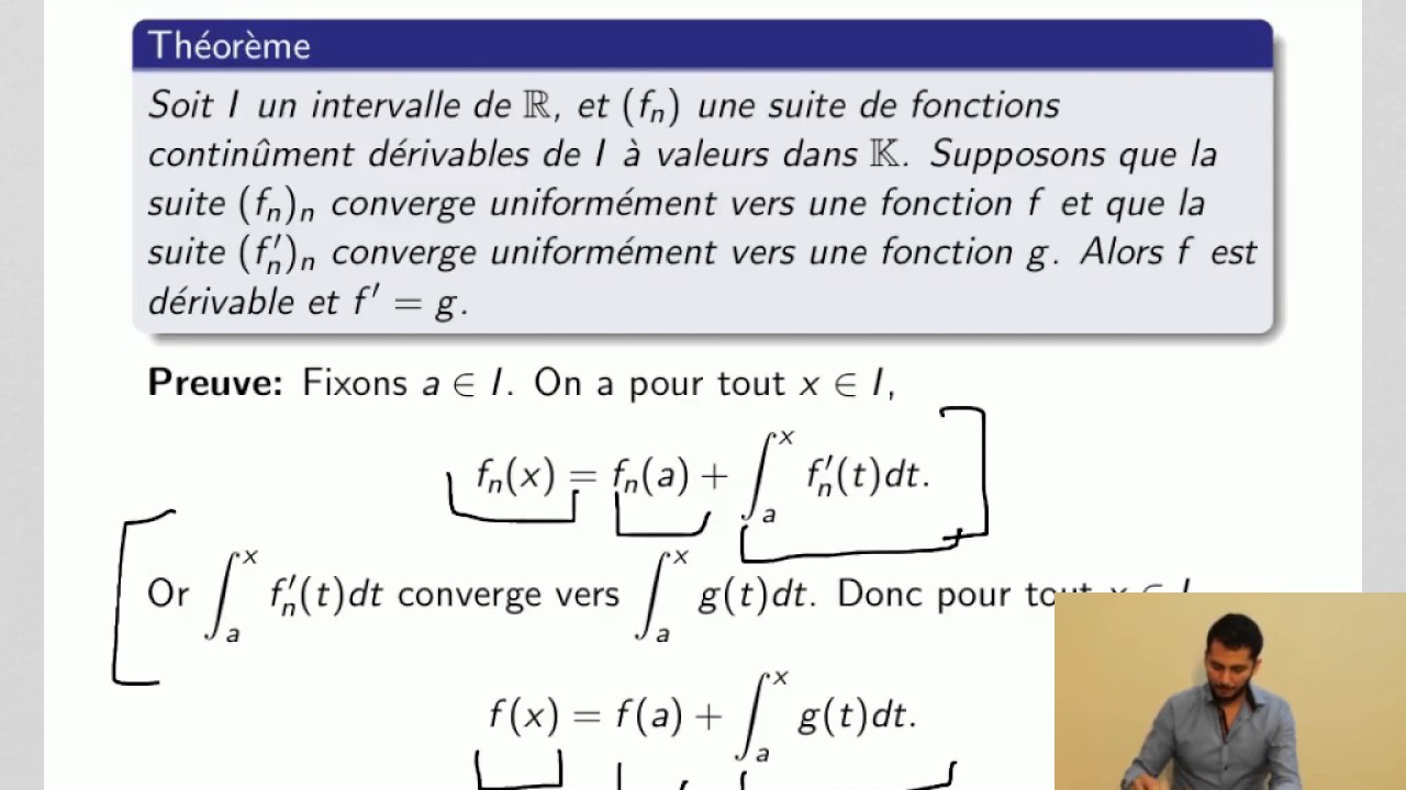 (Suites de fonctions) Théorèmes sur la convergence uniforme - suite ...