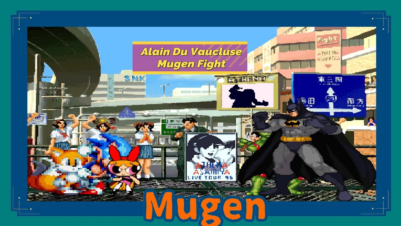 Mugen : Blossom MvC & Sonic Mania Vs Raphael & Batman (Request) - YouTube