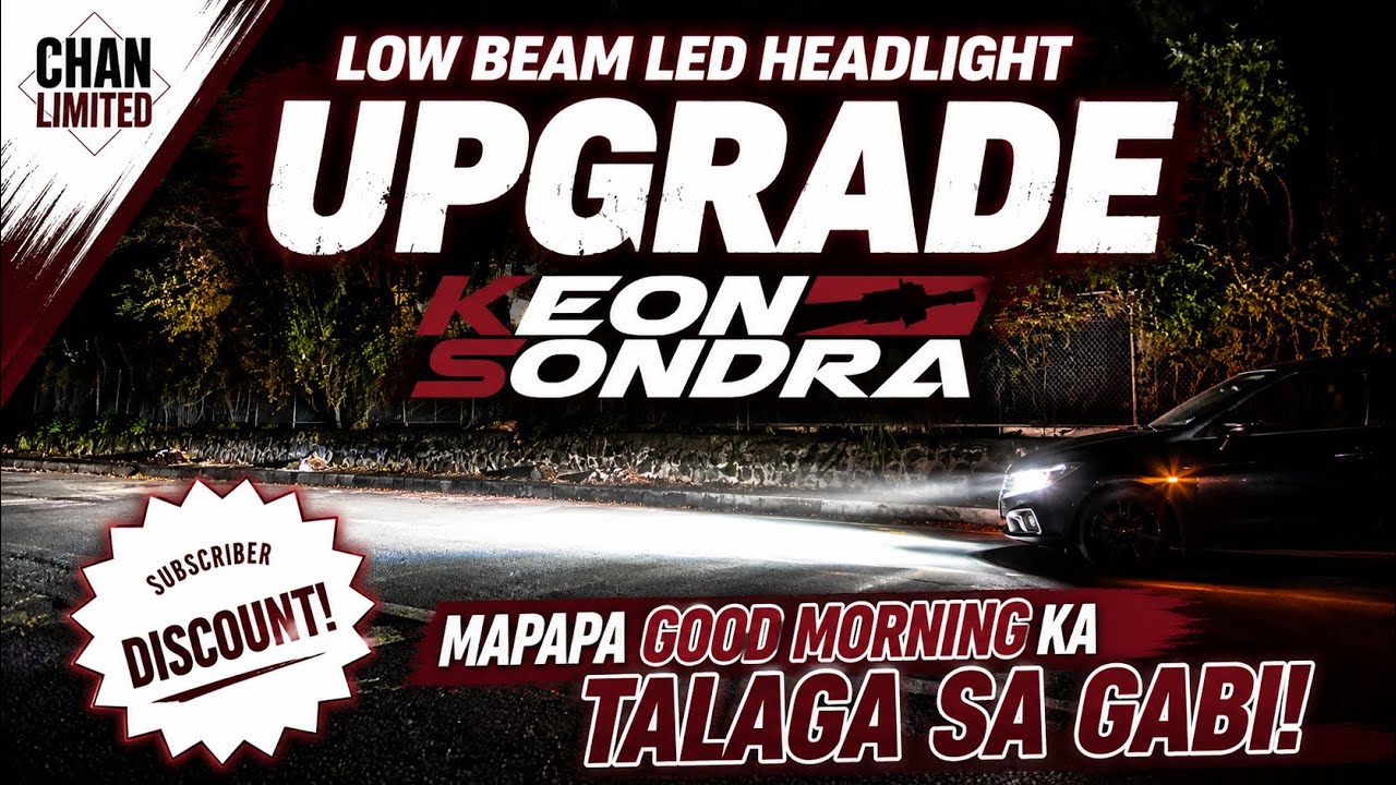 LED Headlight Upgrade | Paliwanagin natin ang ilaw ng kotse mo! | Keon ...