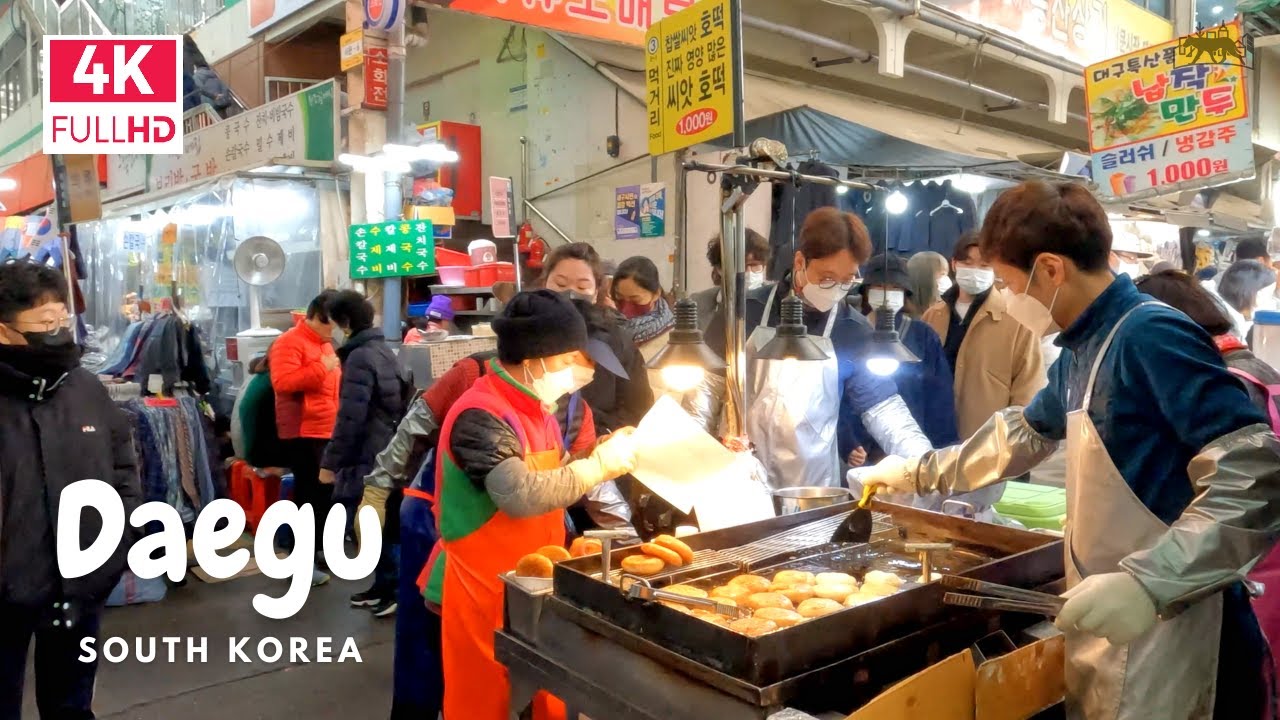 Korean Street Food Tour At Seomun Market - Largest Traditional Market ...