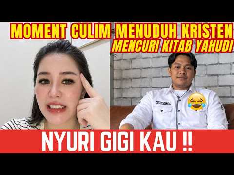 NYURI GIGI KAU !! CULIM MENUDUH KRISTEN CURI KITAB YAHUDI || AGATHA APOLOGET