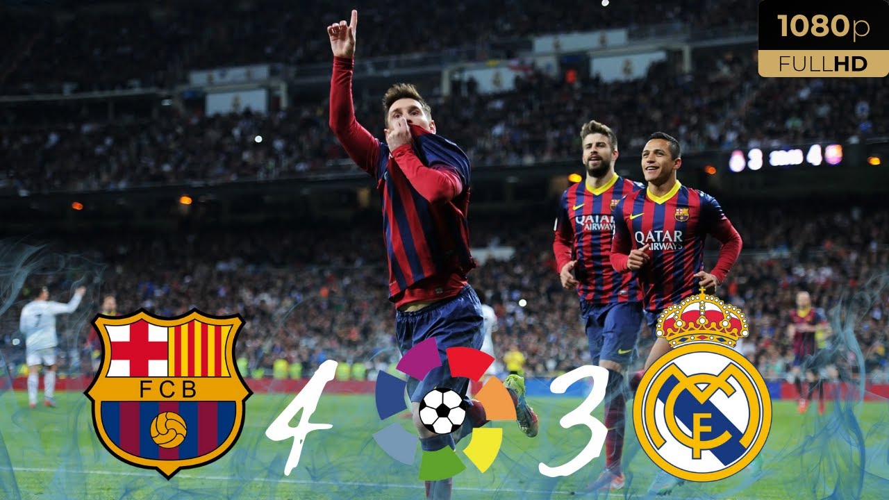 Barcelona vs Real Madrid 4-3 | Ten Minutes of Pure Football Art | Epic ...