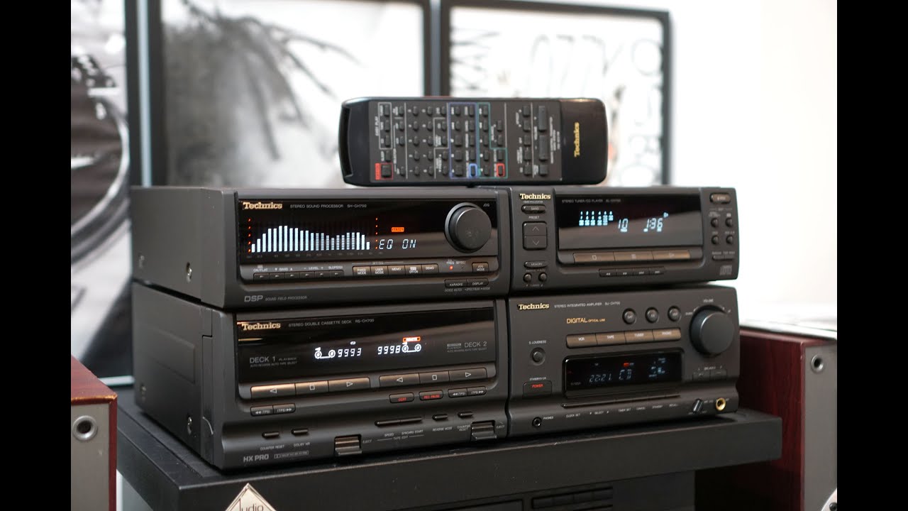 Technics SC-CH700 Midi HiFi System - Pre/Power Amp, CD, Tape Deck ...