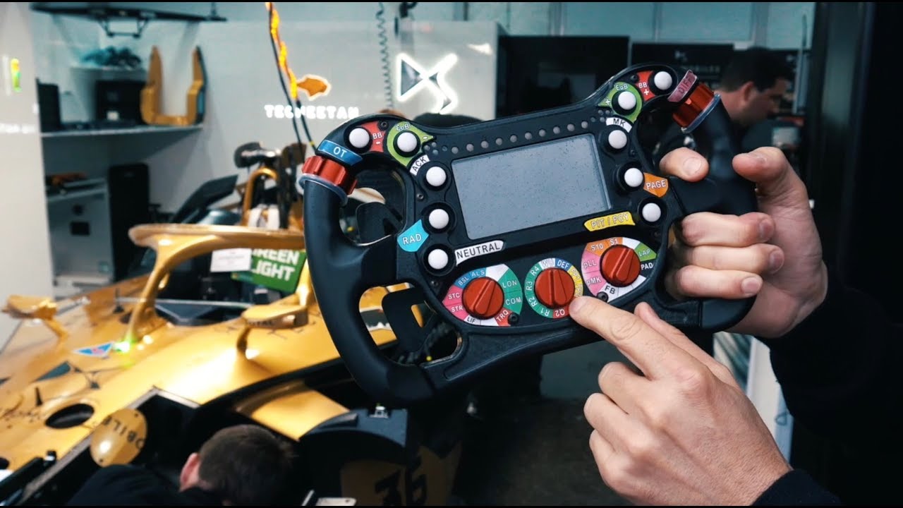 Formula E Steering Wheel - YouTube
