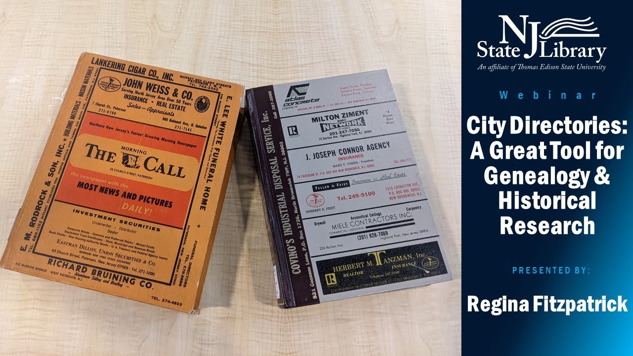 City Directories: A Great Tool for Genealogy and History Research - YouTube