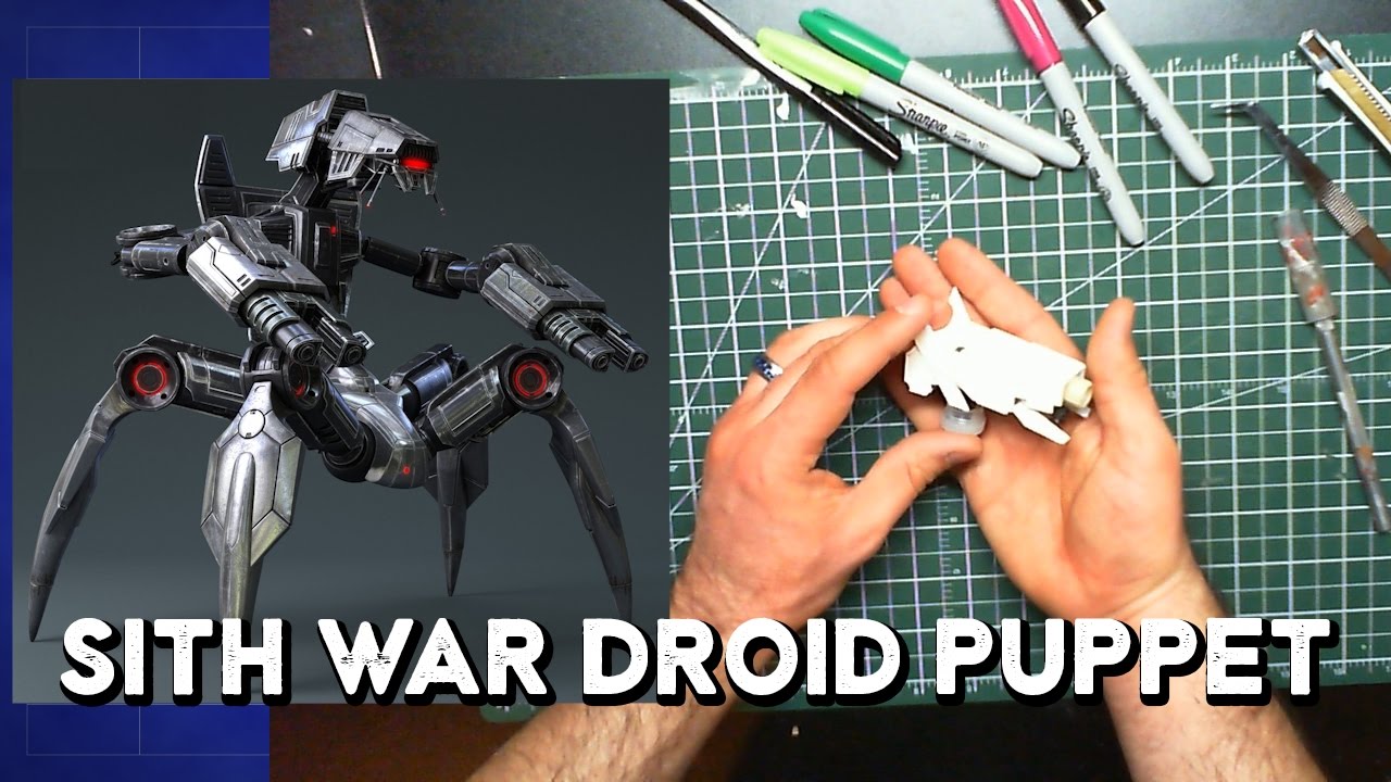 Project Vlog - Sith War Droid Puppet - YouTube