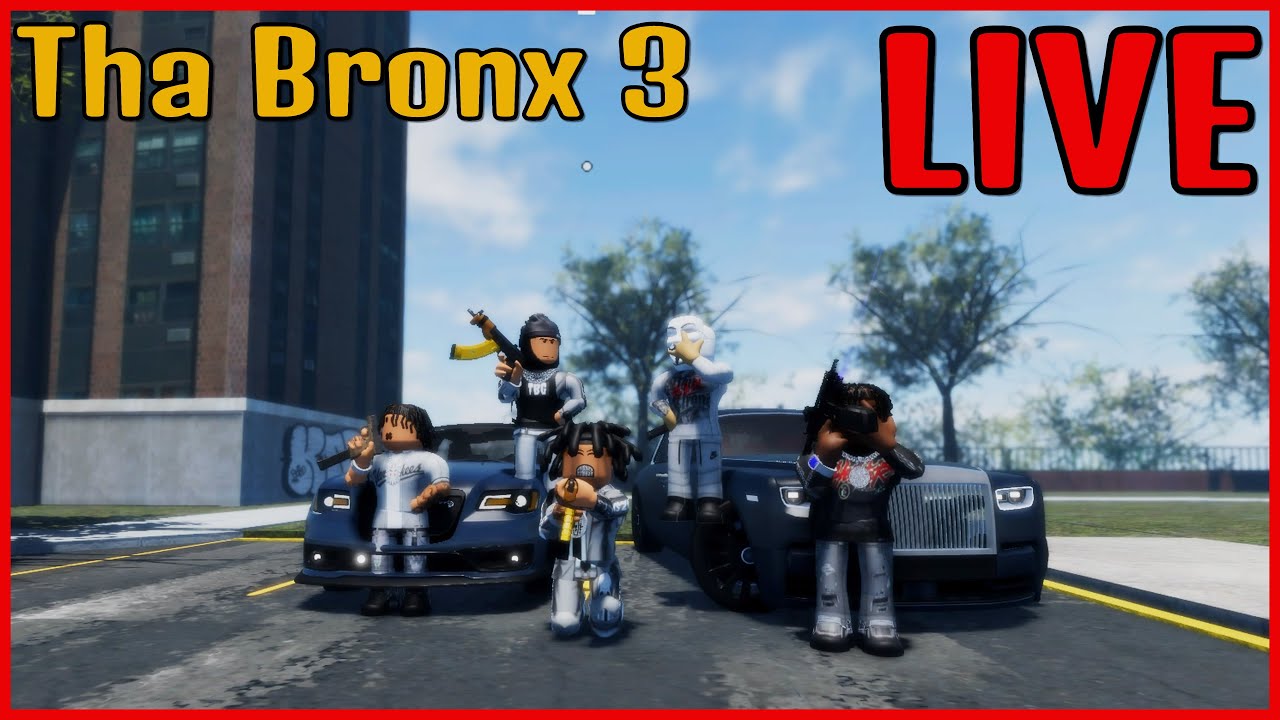 Tha Bronx 3 Roblox Hood RP LIVE! - YouTube