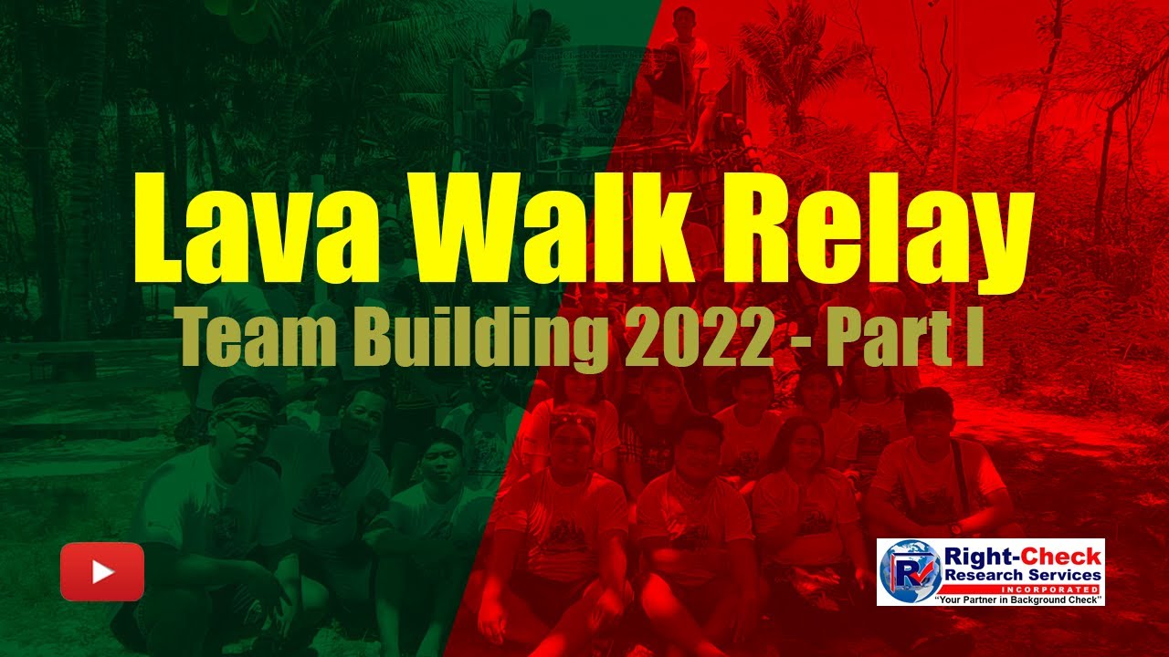Team Building - Lava Walk Relay - YouTube
