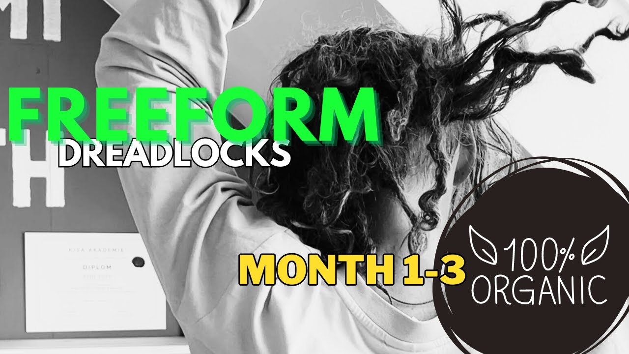 Freeform Natural Dreadlock Journey with Straight Hair: Month 1 to 3 ...