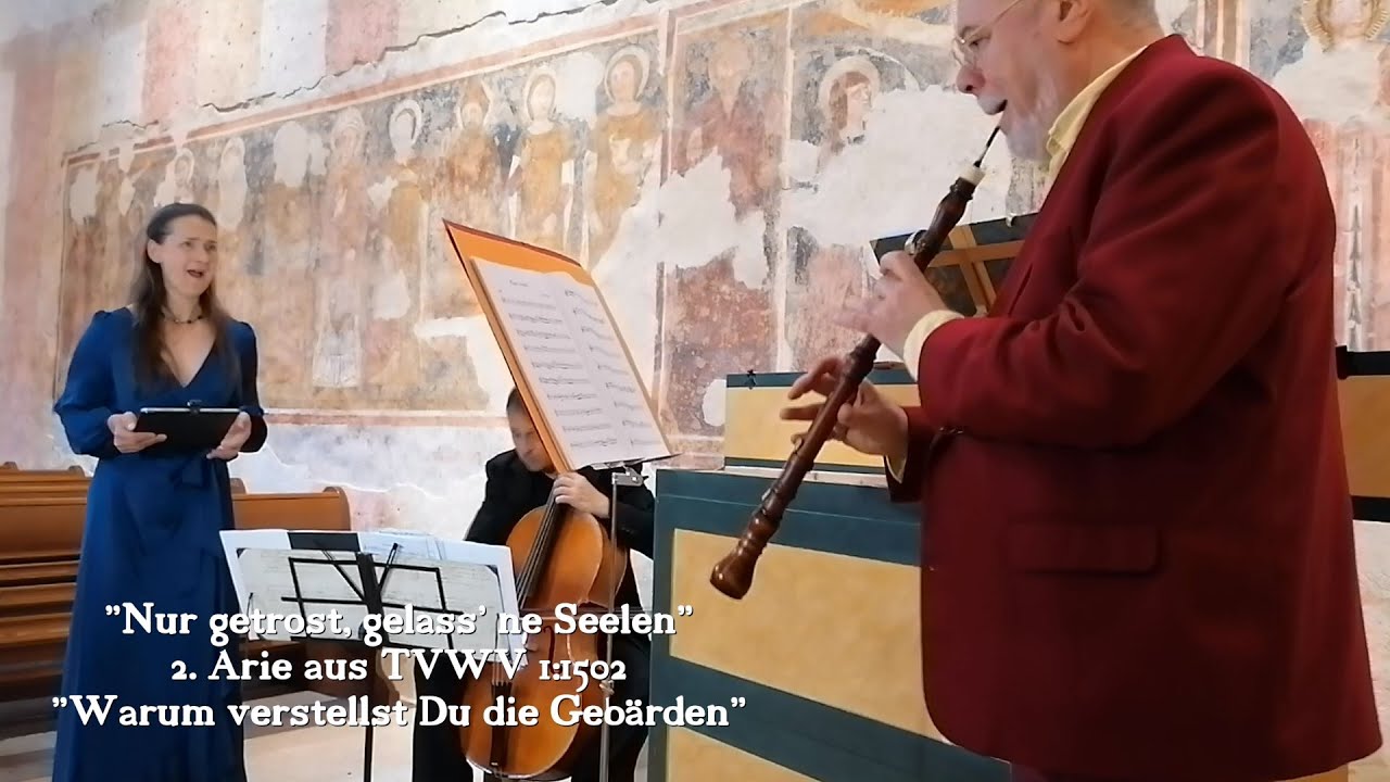 Telemann Nur getrost, gelass´ne Seelen - YouTube