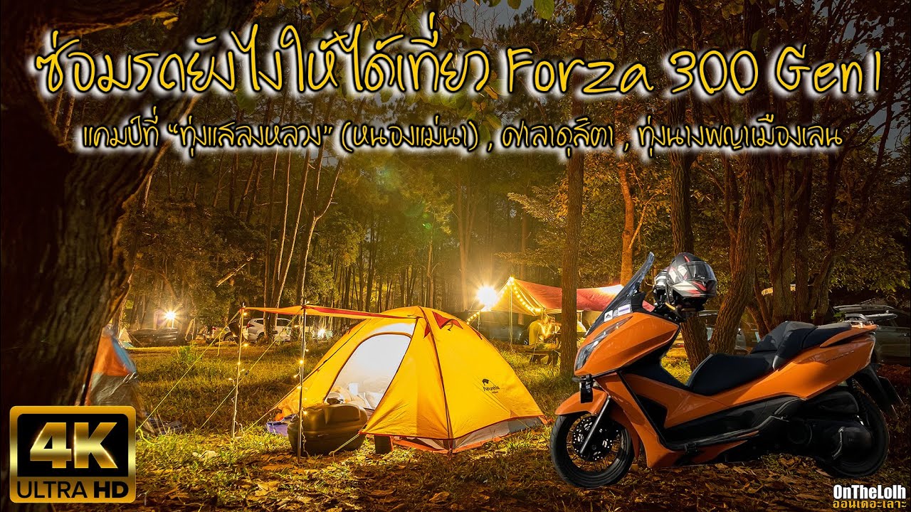 เปลี่ยนแท่นเครื่อง และลูกปืนคอ Forza 300 Gen1 ได้เที่ยวด้วย แคมป์ปิ้ง ...