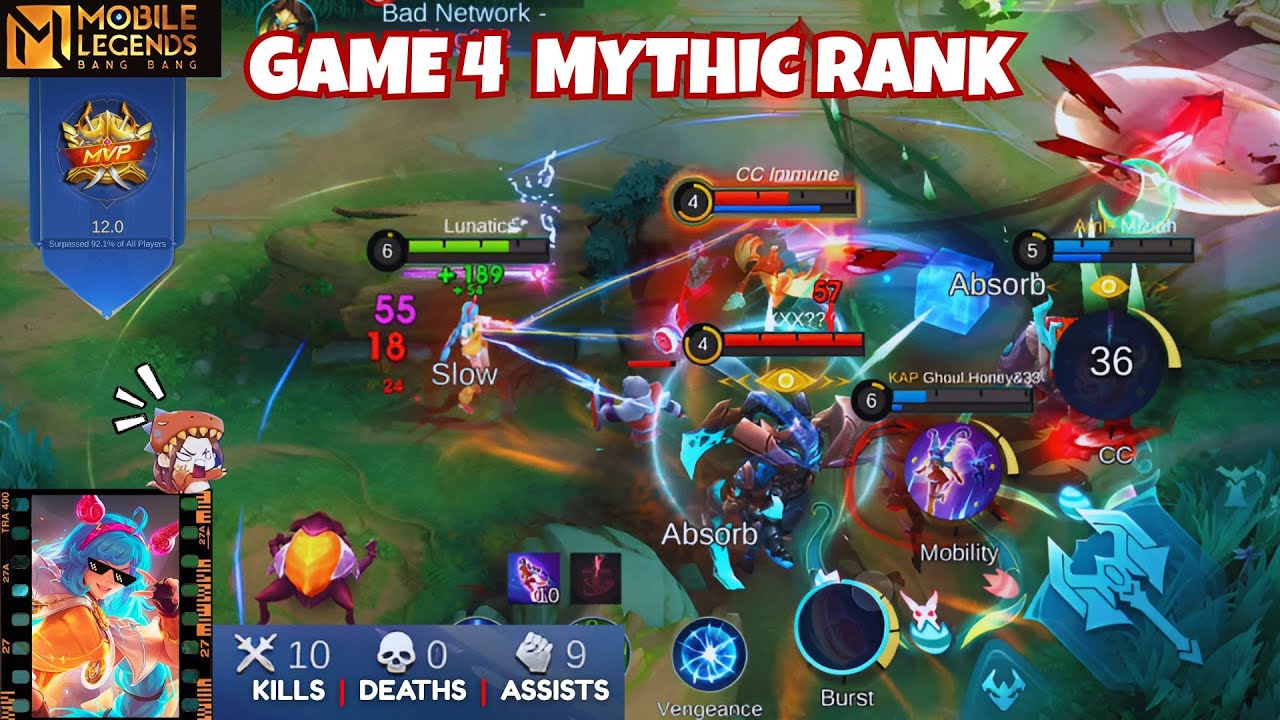 Mythic Rank | Game 4 Hero Cici, Fighter, Exp lane | Mobile Legends S37 ...