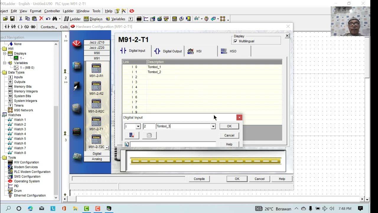Belajar PLC Unitronic 2 untuk siswa SMK - YouTube