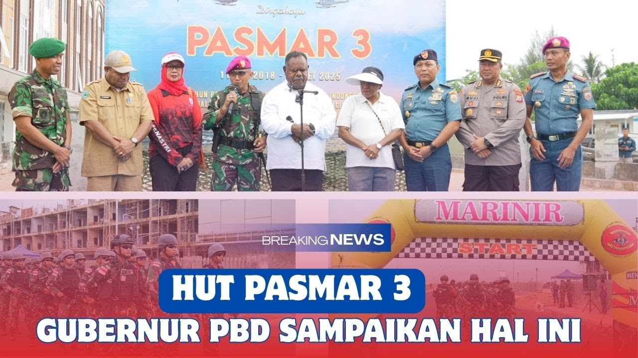 HUT PASMAR 3, GUBERNUR PBD SAMPAIKAN HAL INI - YouTube