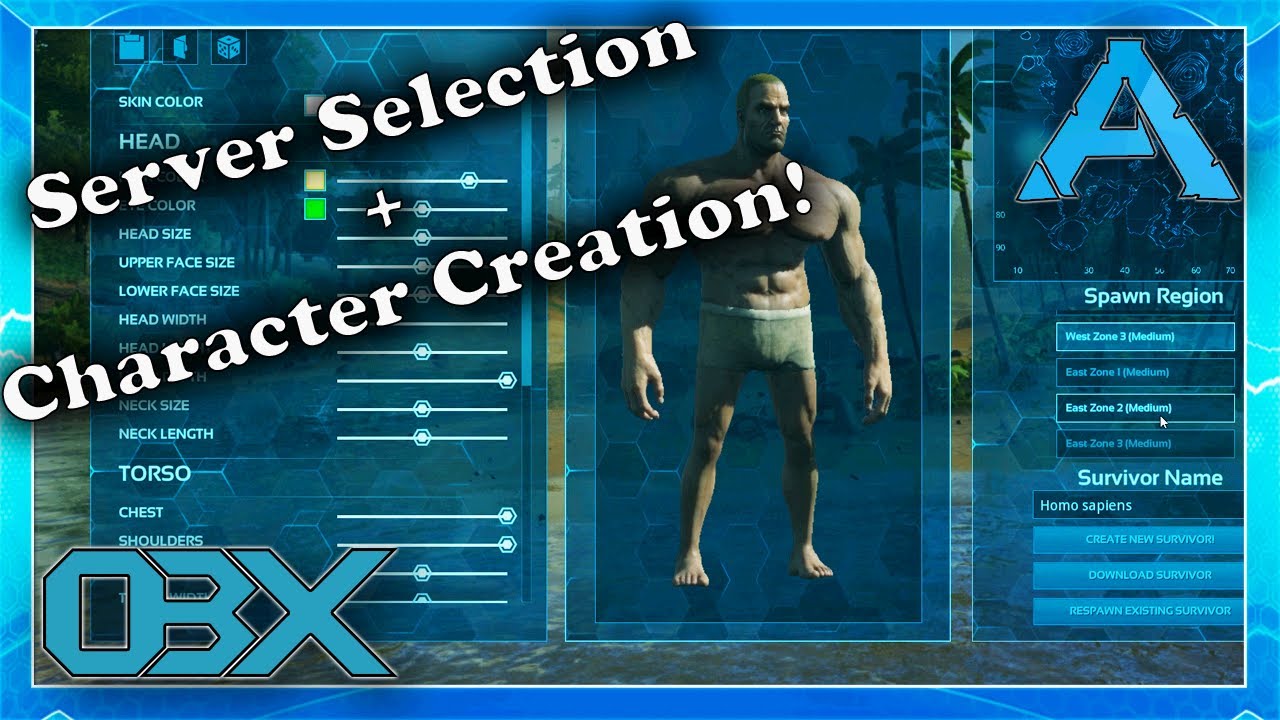 Server Selection and Character Creation: Ark Survival Evolved: Tutorial ...