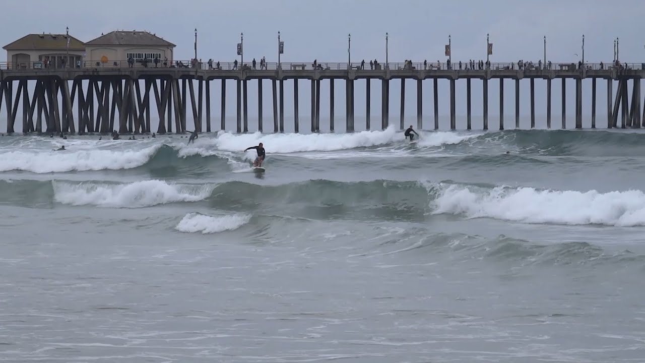 Huntington Beach, CA, Surf, 9/17/2017 - Part 1 (1080p) - YouTube