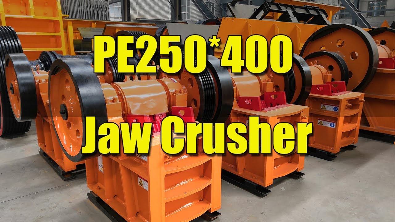PE250*400 Jaw crusher details video small stone crusher - YouTube