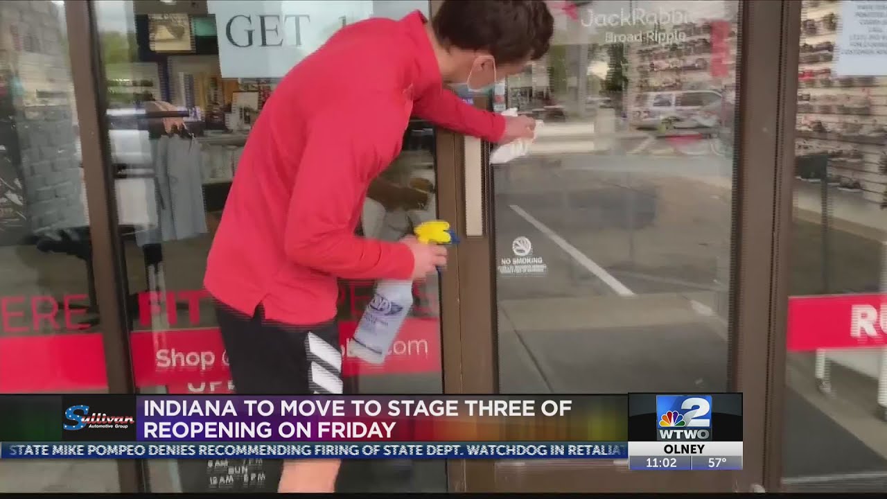 Indiana Stage 3 of Reopening - YouTube