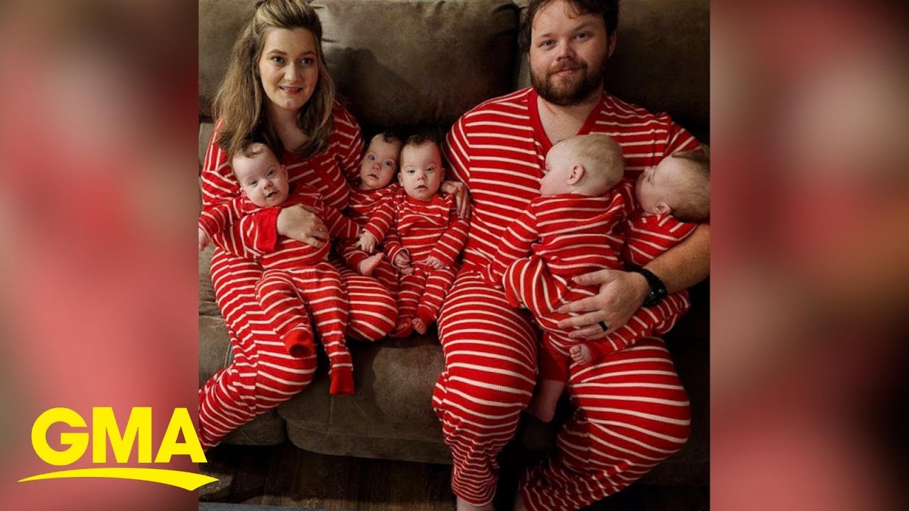 Family that welcomed quintuplets now expecting another baby - YouTube