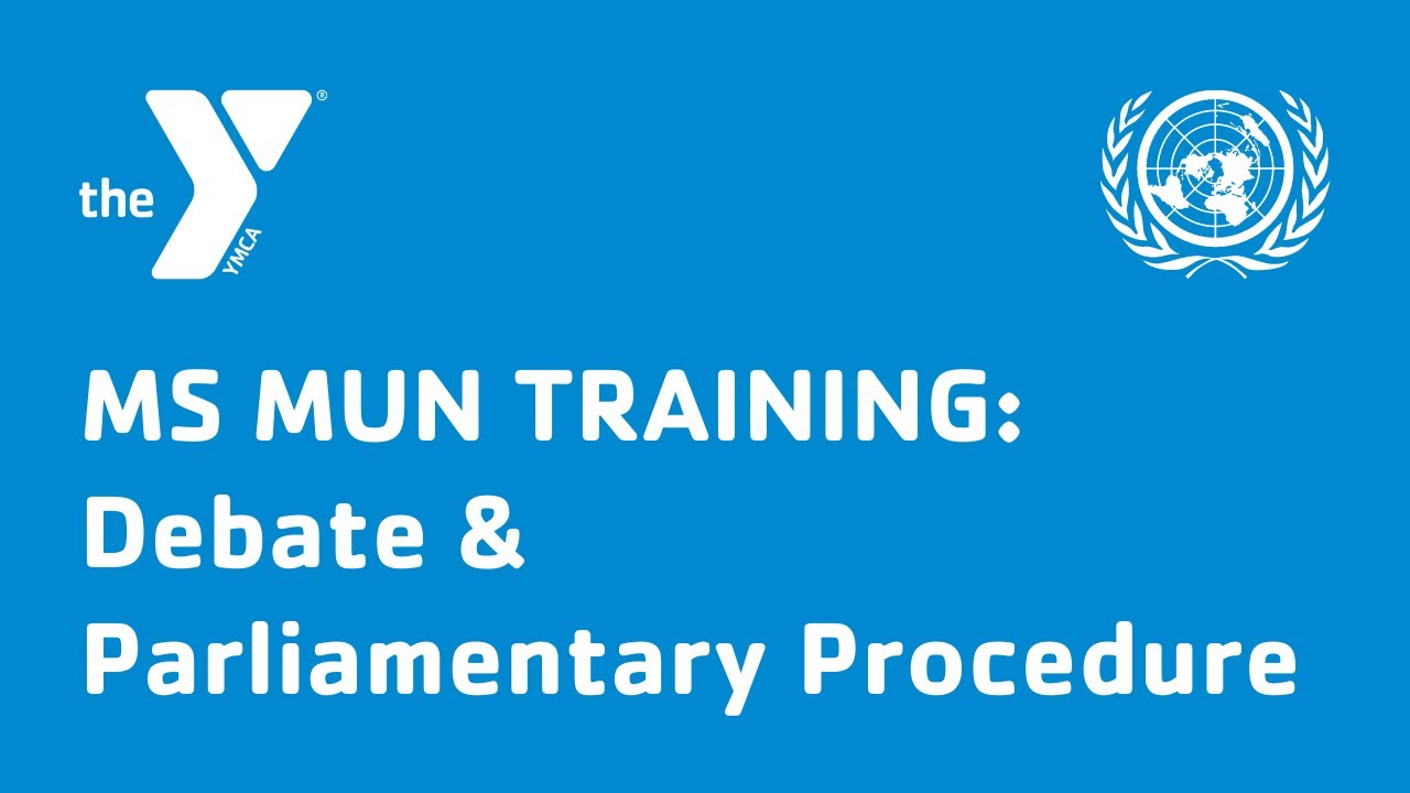 2020 MS MUN Training 3 - Debate and Parli Pro - YouTube