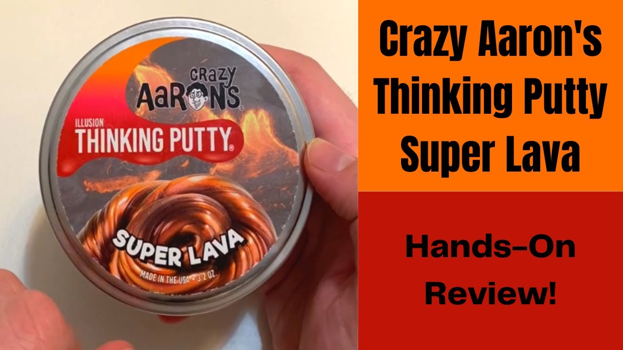 Crazy Aaron's Thinking Putty Super Lava - Illusion Putty, Shifts Colors ...