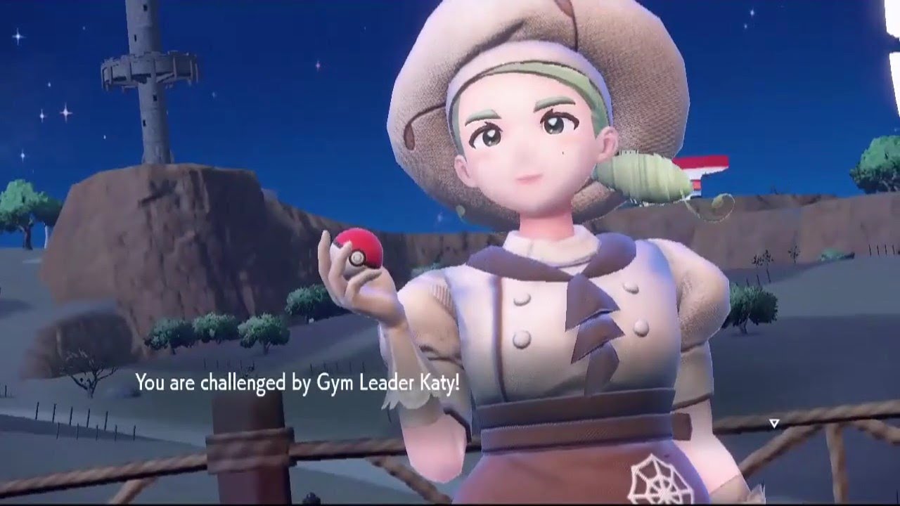 Pokémon Violet: Gym Leader Katy - YouTube