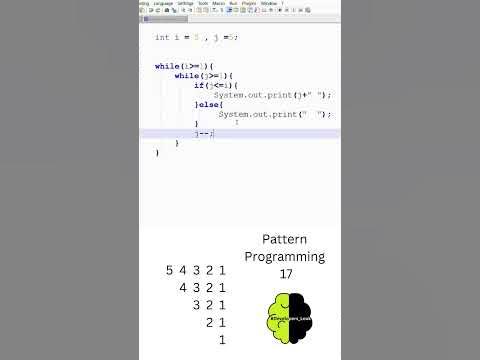 Day 17 || Pattern Programming 17 || Java || Zoho Pattern Programming ...