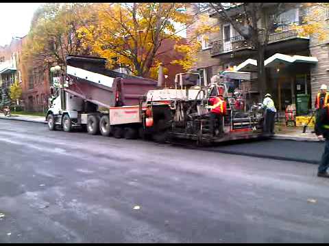 Evotherm 3G Warm Mix Asphalt / Укладка теплого асфальта - YouTube