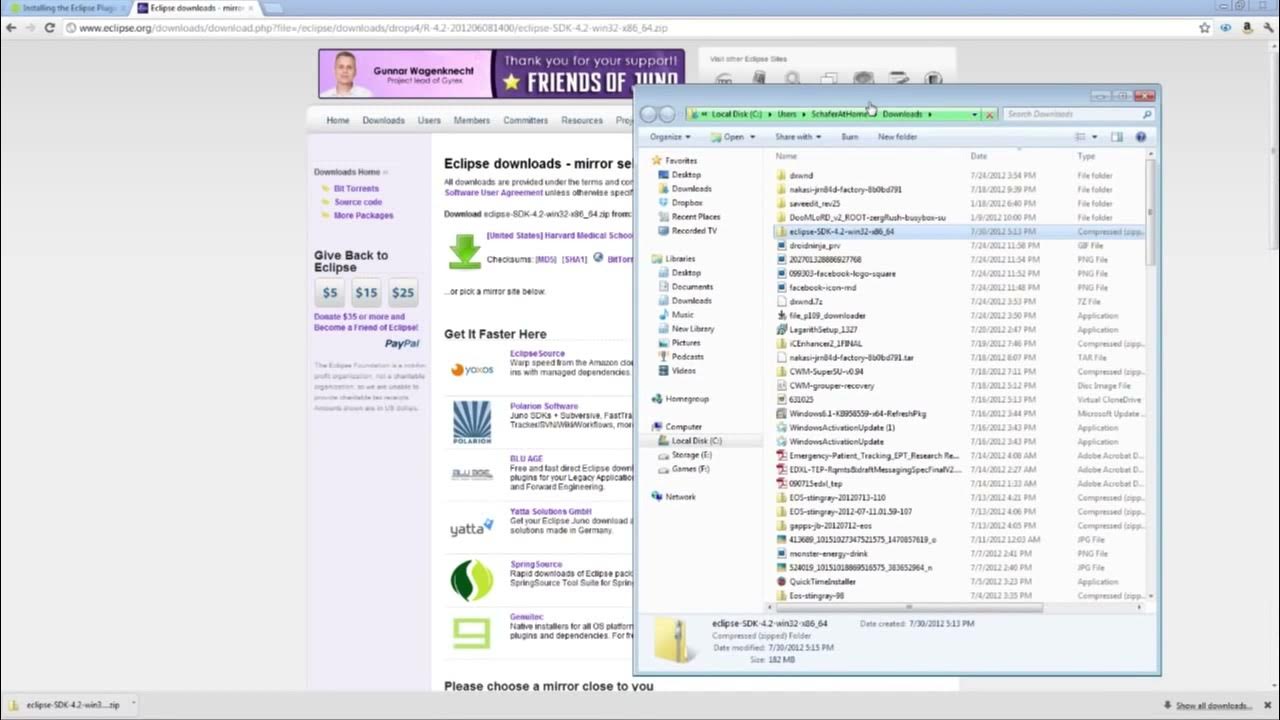 How to Setup Android Development Environment Android SDK Eclipse ADT Plugin - YouTube