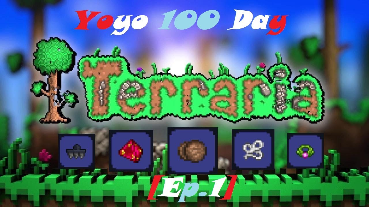 Terraria 100 วัน โดยใช้แค่โยโย่ทั้งเกม Ft.Beer ผู้ดวงดี [Ep.1] - YouTube