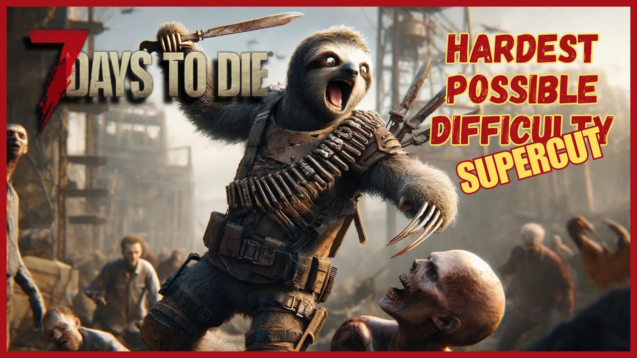 7D2D HARDEST. POSSIBLE. DIFFICULTY. Challenge SUPERCUT - YouTube