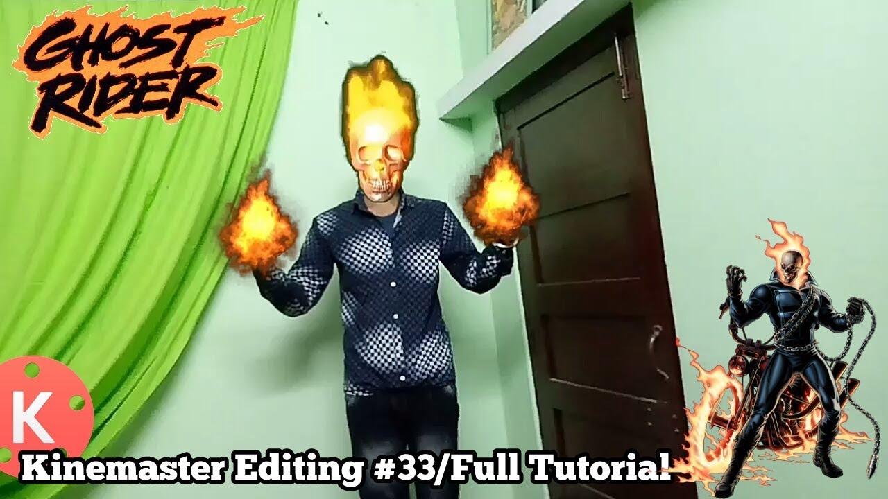 Kinemaster Editing #33 || Ghost Rider Effect || Full Tutorial || Android || Video Editing ...