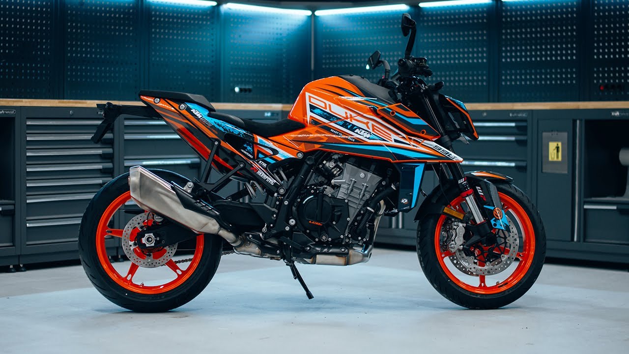 KTM 990 DUKE "GRAB" GRAPHICS KIT by Kutvek | 4K - YouTube