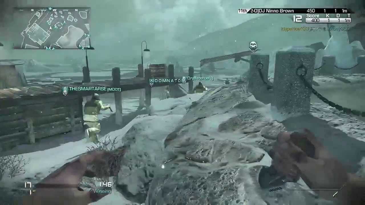 COD: GHOSTS INFECTED EPIC FINAL KILL W/ THROWING KNIFE - YouTube