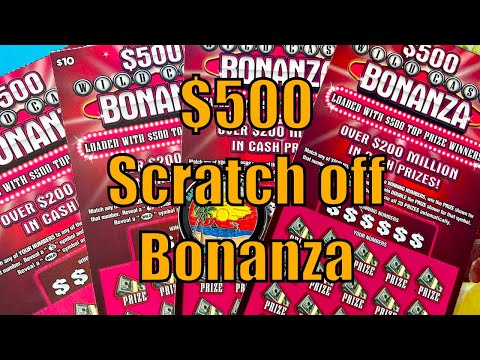 $500 SCRATCH OFF TICKETS🤞🍀🤪 FLORIDA LOTTERY BONANZA SCRATCH-OFF TICKETS ...