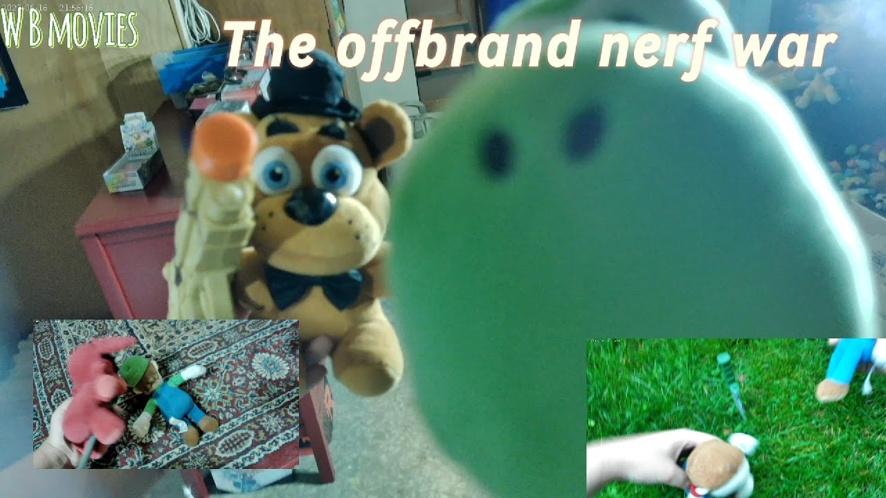 The off brand nerf war WB movies - YouTube
