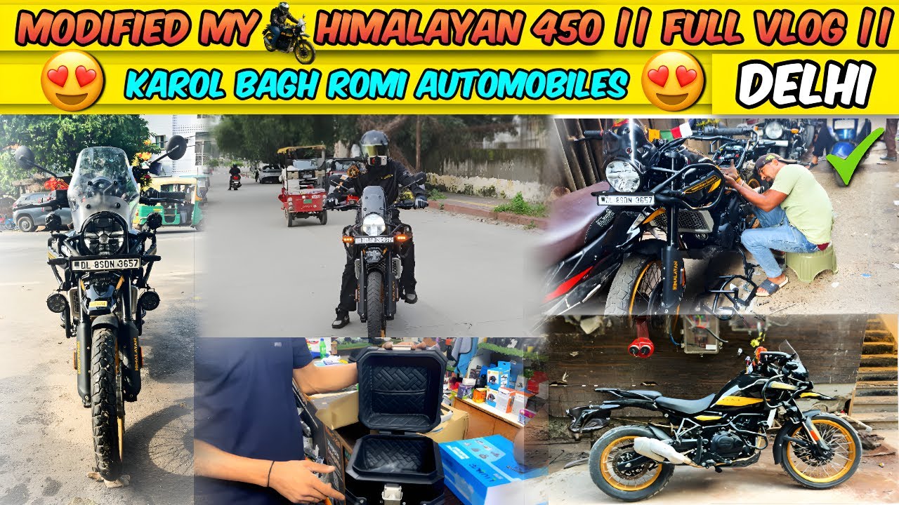 INSANE Himalayan 450 MODIFICATION DELHI🔥🤩! | Ultimate Adventure Build ...