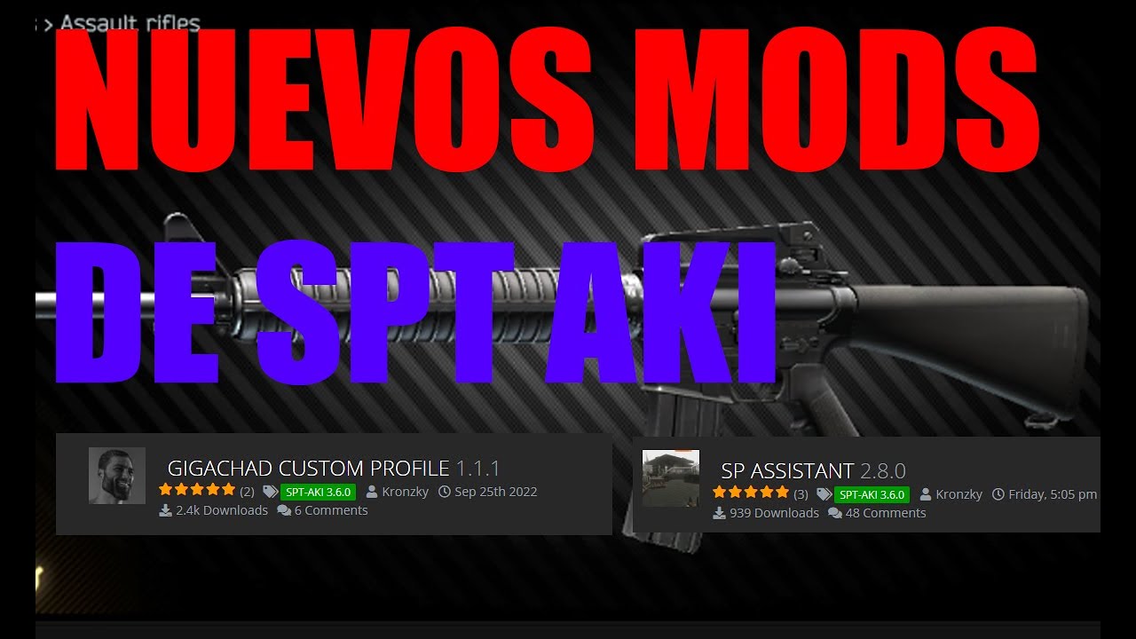 Nuevos mods de spt aki y he recibido strike de copyright ayudenme en ...