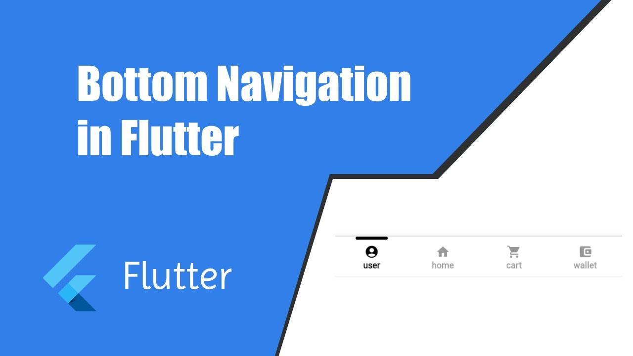 Bottom Navigation In Flutter Flutter Tutorial 📱 Youtube