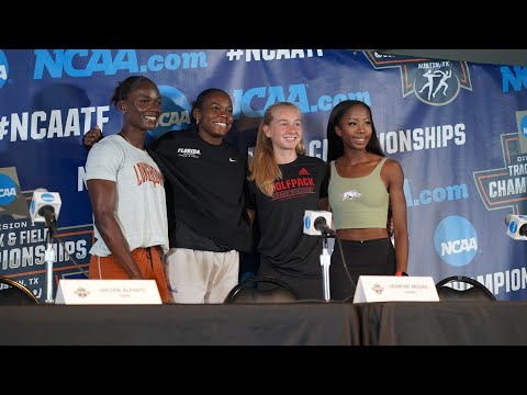 Katelyn Tuohy, Britton Wilson, Jasmine Moore & Julien Alfred | NCAA Women's Press Conference