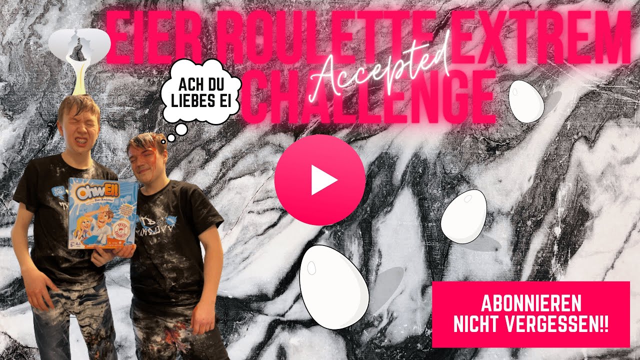 JETZT WIRD's EKELHAFT | Eier Roulette Challenge 😬😮🤪 - YouTube