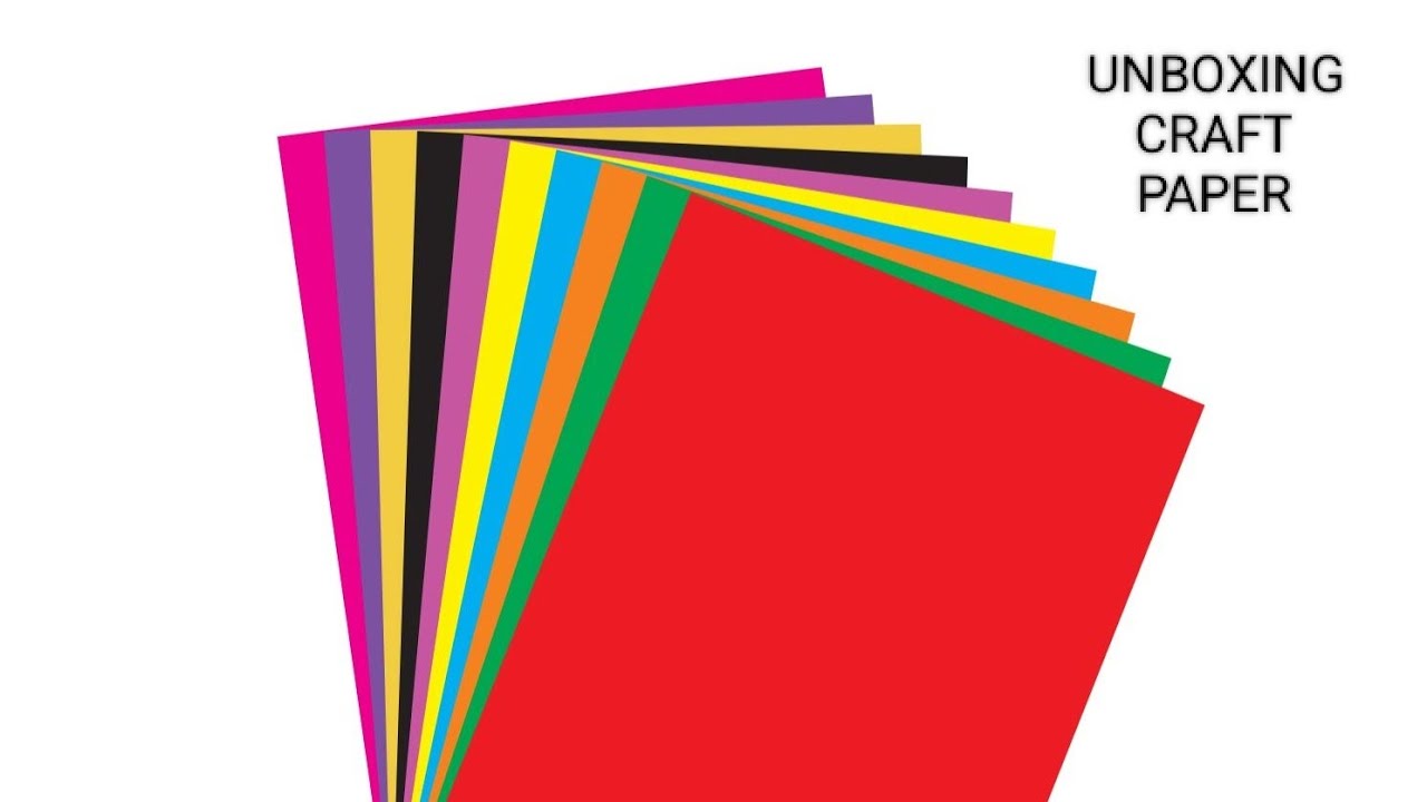 Craft Paper Unboxing | Multicolour Craft Paper Unboxing | Deferent ...