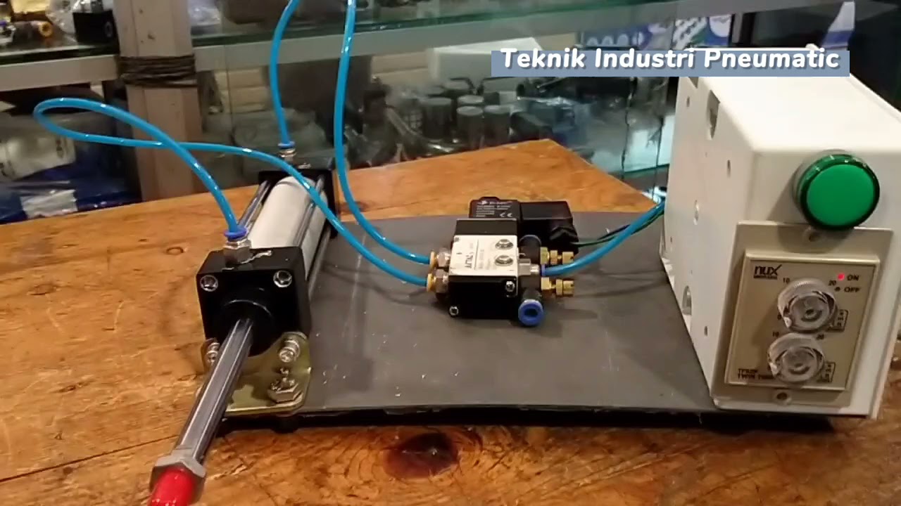 Timer Pneumatic Cylinder - YouTube