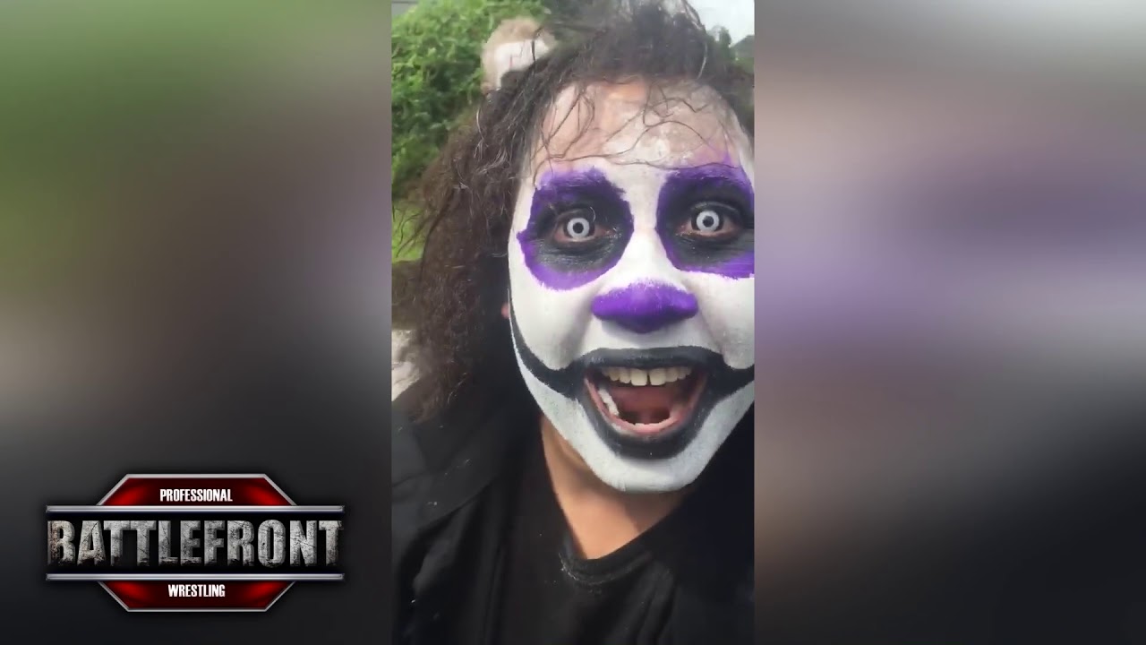 Psycho Clown Jekyll Promo for August 24 Battlefront Pro Wrestling at ...
