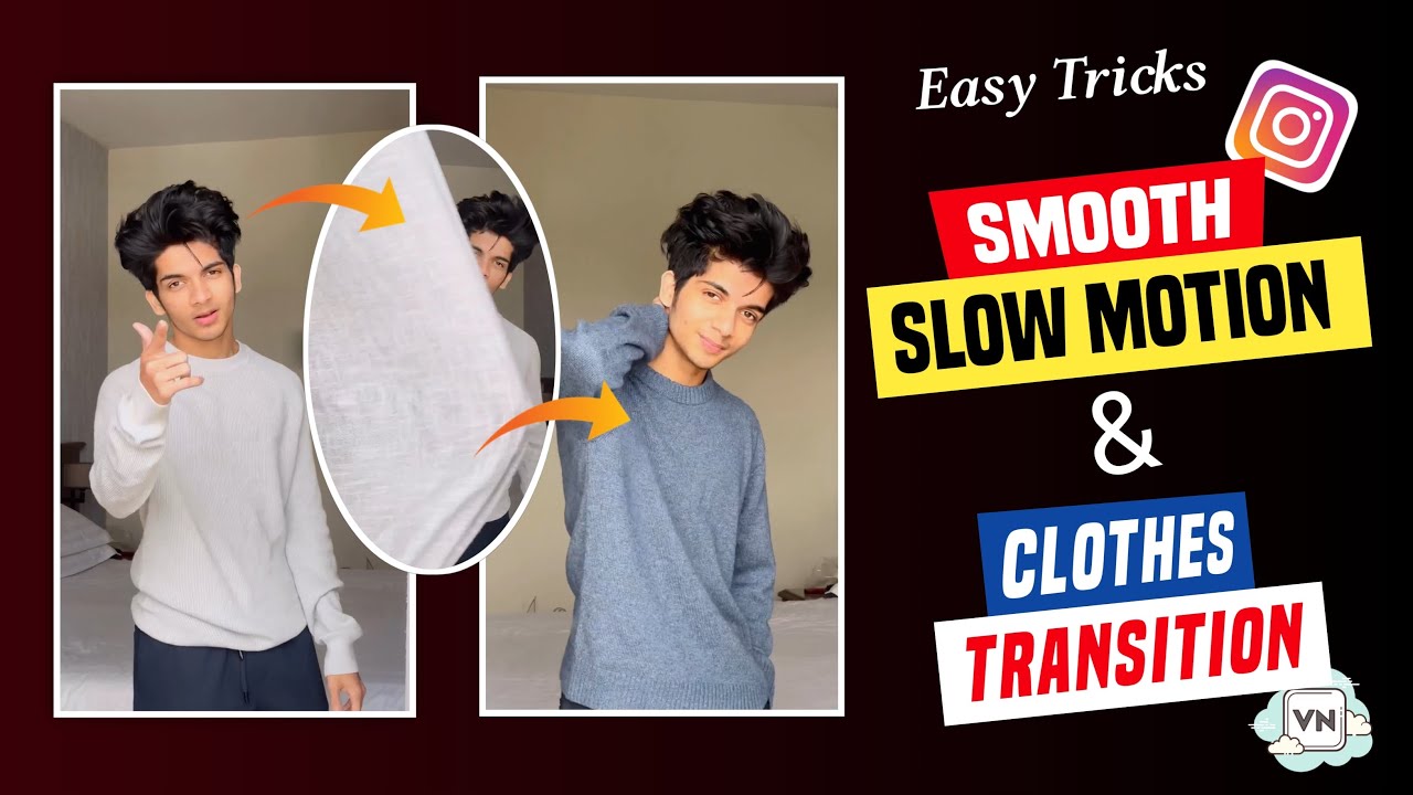 How To Make Slow Motion Clothes Transition Video Editing | Reels Cloth ...