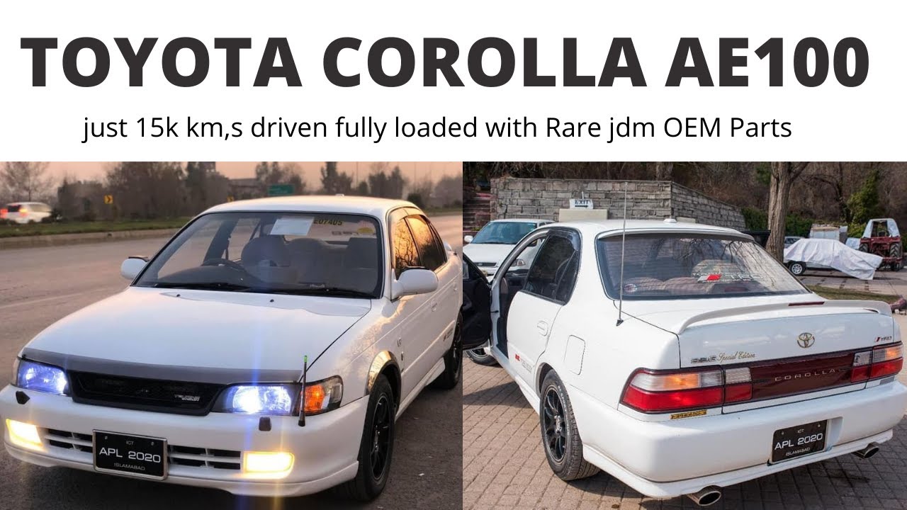 Toyota Corolla 2001 Fully loaded || AE100 || with Rare Japanese Parts ...