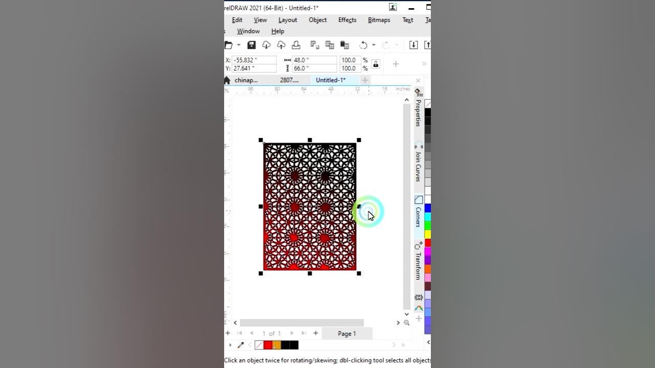 Intricate Vector Patterns//Intricate Vector Patterns//corelDraw vector artwork #art #yt #short 😀 ...