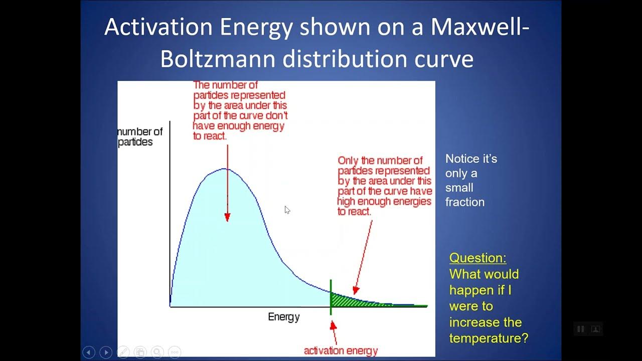 Catalysts and Activation Energy: Maxwell-Boltzmann Distribution Curve ...